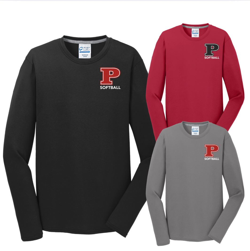 PHS Softball Long Sleeve Tee – BananaBug Designs