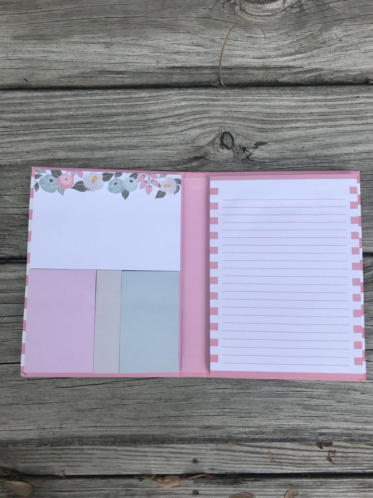 Monogrammed Sticky Notes Set