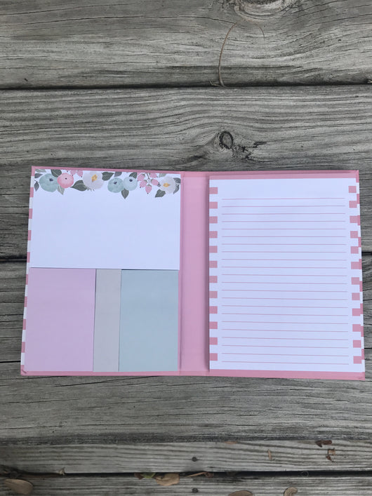 Monogrammed Sticky Notes Set