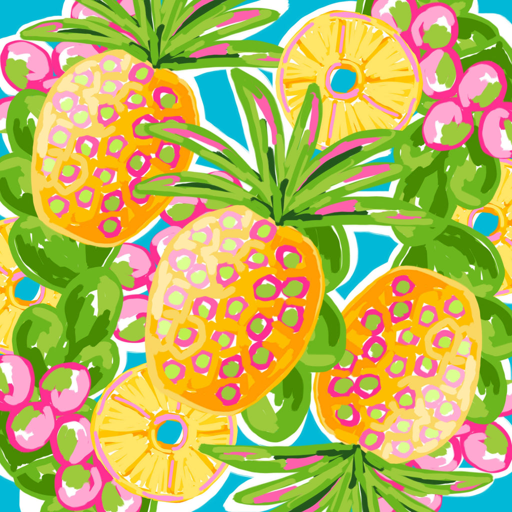 Preppy Monogrammed License Plate