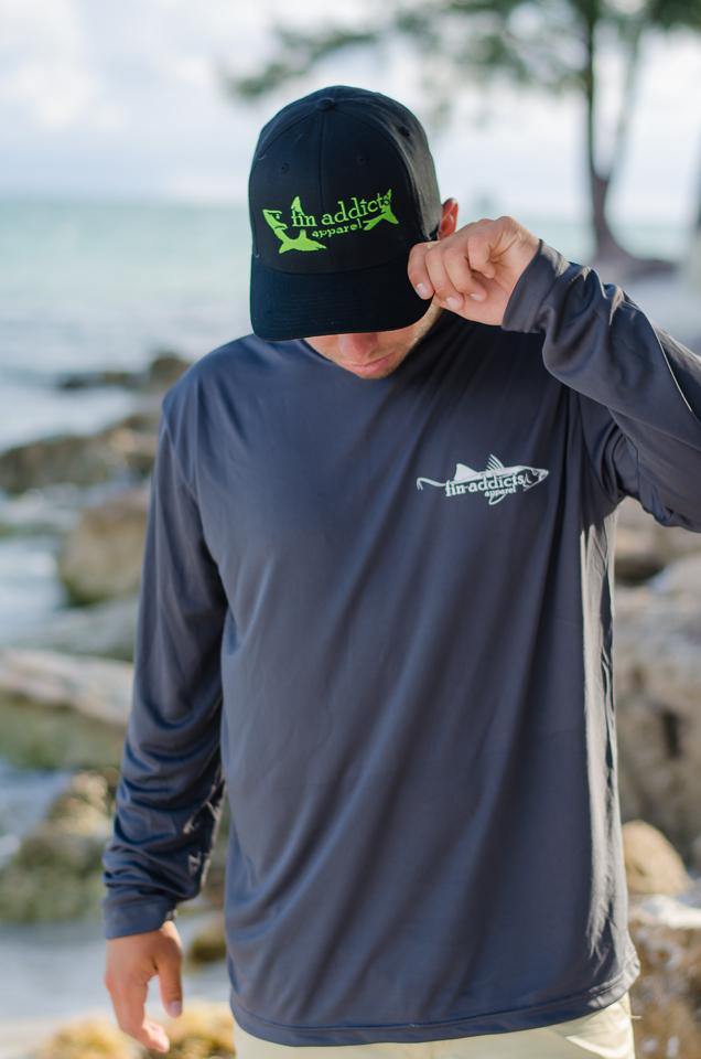 Fin Addicts Apparel Long Sleeve Sport-Tek drifit