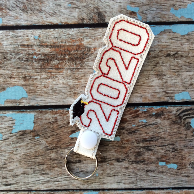 Graduation year keychain