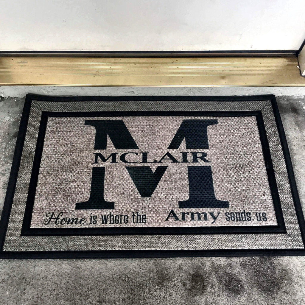 Monogrammed Heavy Duty Door Mat