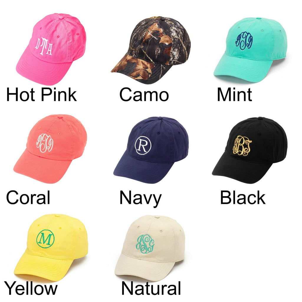 Monogrammed Baseball Cap