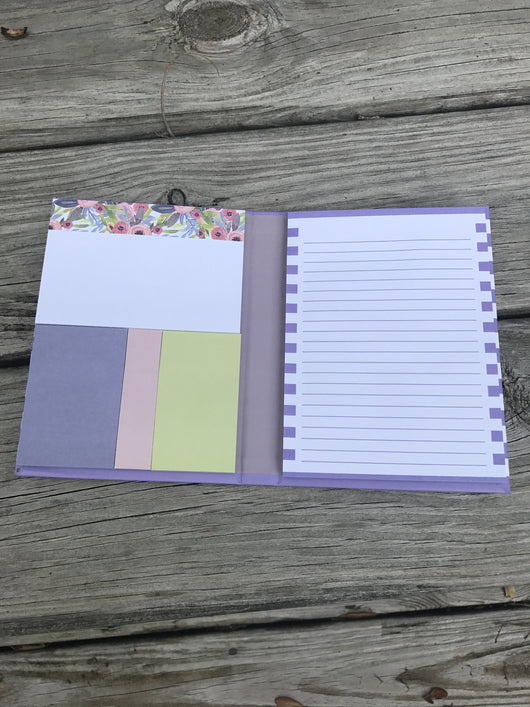 Monogrammed Sticky Notes Set