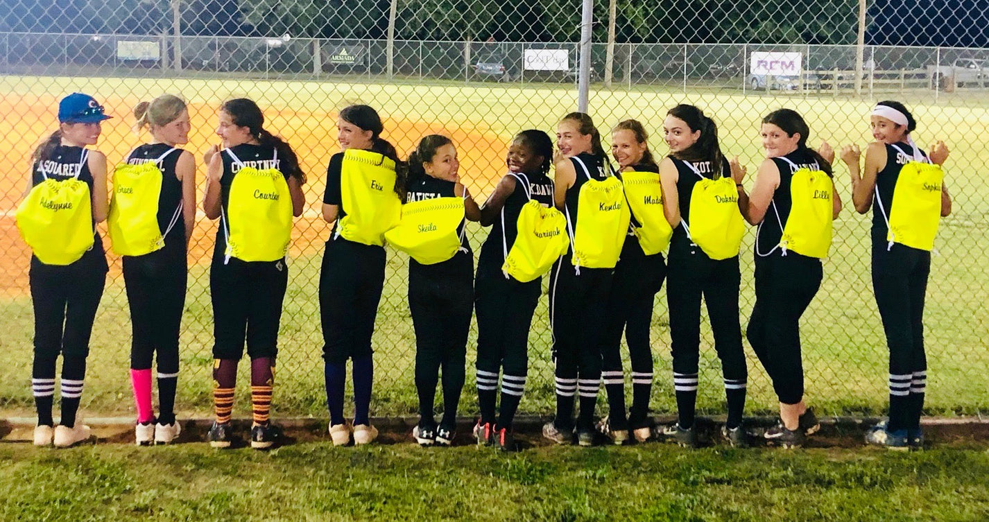 Zumer Sports Softball Drawstring Bag – BananaBug Designs